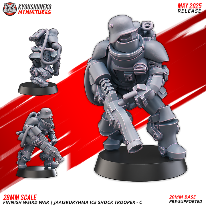 3D Printable Ice Shock Trooper - C | Finnish Weird War ww2 by ...