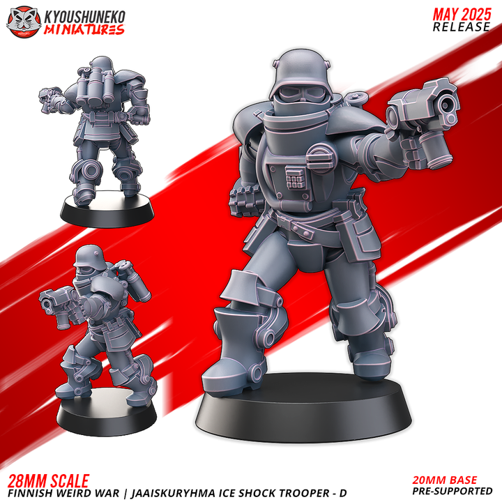 3D Printable Ice Shock Trooper - D | Finnish Weird War ww2 by ...