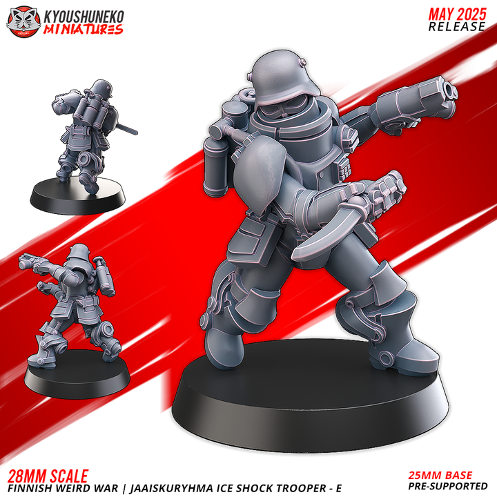 3D Printable Ice Shock Trooper - E | Finnish Weird War ww2 by ...