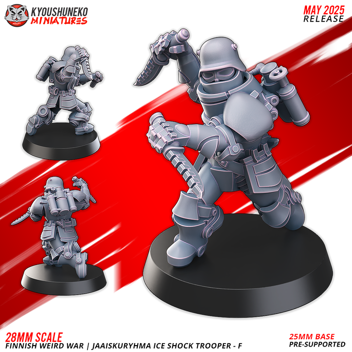 3D Printable Ice Shock Trooper - F | Finnish Weird War ww2 by ...