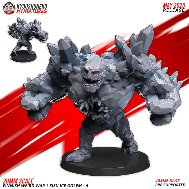 3D Printable Sisu Ice Golem - A | Finnish Weird War ww2 by Kyoushuneko ...