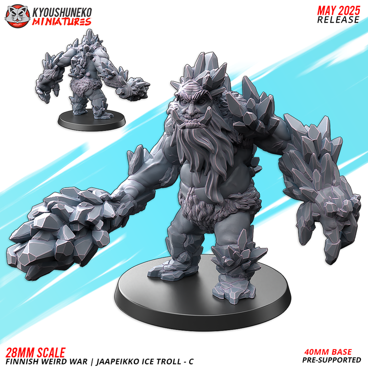 3D Printable Ice Troll - C | Finnish Weird War ww2 by Kyoushuneko ...
