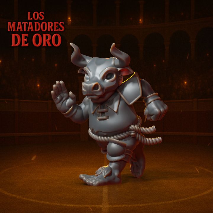 3D Printable Matador Halfling 3 by Punga Miniatures