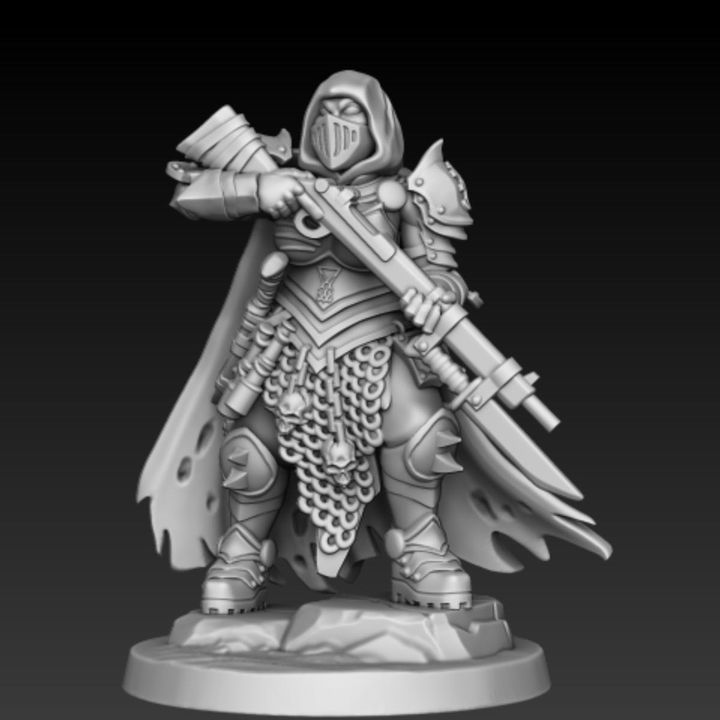 3D Printable Infernal Trench Knights by Chad Hoverter
