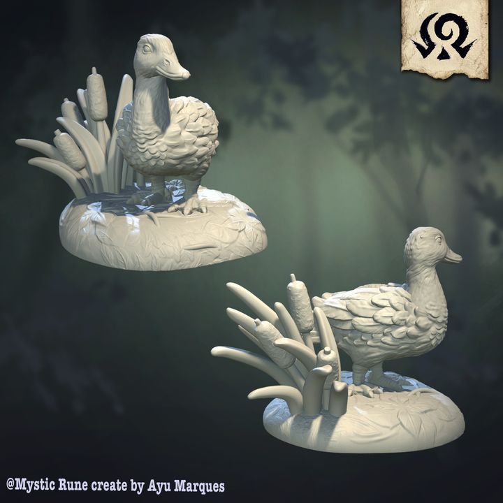 3D Printable Duck by Mystic Rune