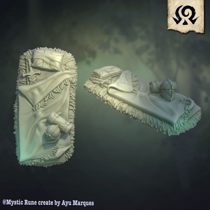 3D Printable RPG Camp - Pack 1 by Mystic Rune