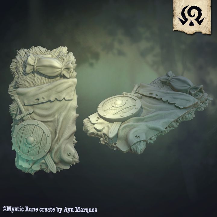 3D Printable RPG Camp - Pack 1 by Mystic Rune