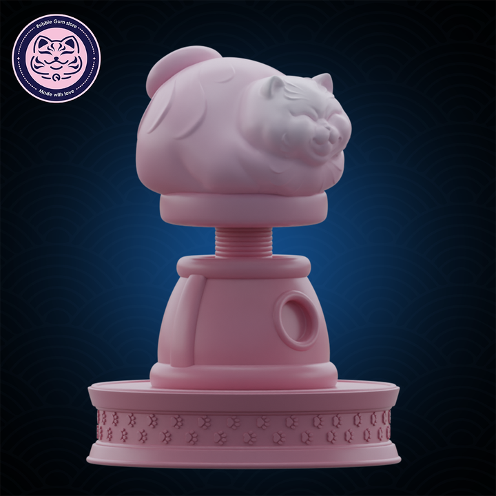 3D Printable Cat Kingdom Chess Series – Custom Collectible Piece (Rook ...