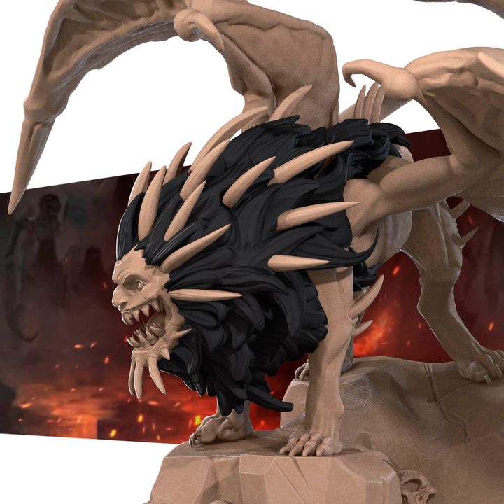 3D Printable Manticore by Bite the Bullet