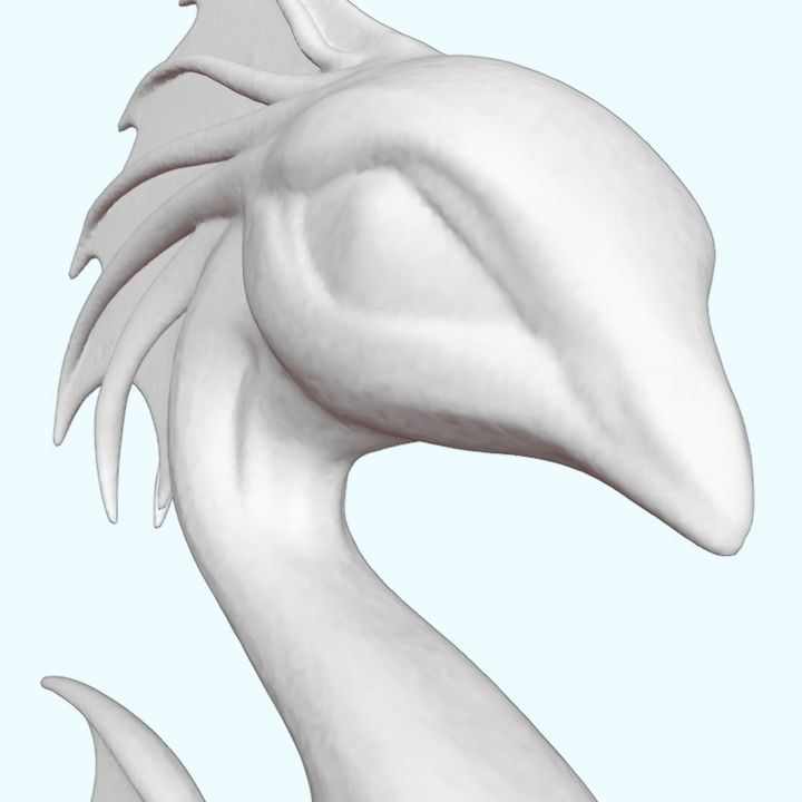 3D Printable Zephyrix – Ethereal Sky Drake by Fantasy Figures