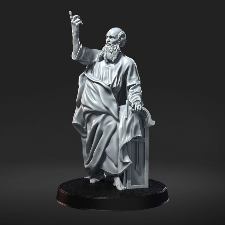 3D Printable PRE-SUPPORTED 12 Holy Apostles and Sacred Hierarchy - 32mm ...