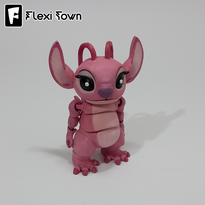 3D Printable Flexi Angle, Lilo & Stitch, Articulated fidget figure, 3mf ...