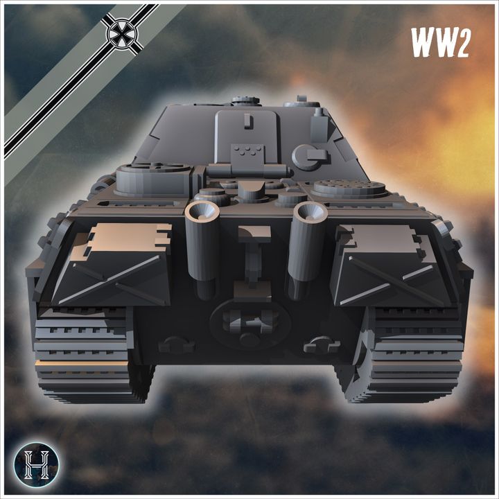 3D Printable Jagdpanther German heavy tank destroyer (3) - Germany ...