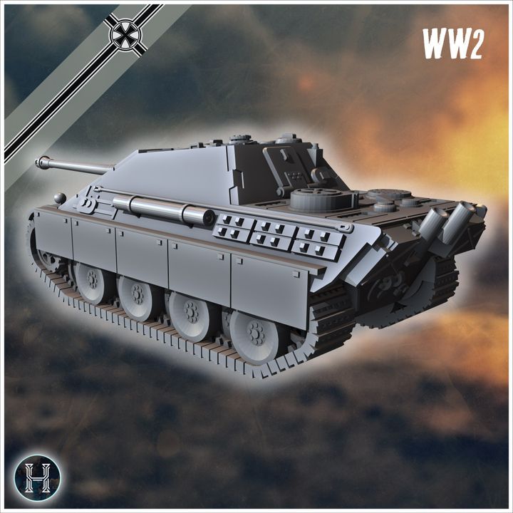 3D Printable Jagdpanther German heavy tank destroyer (3) - Germany ...