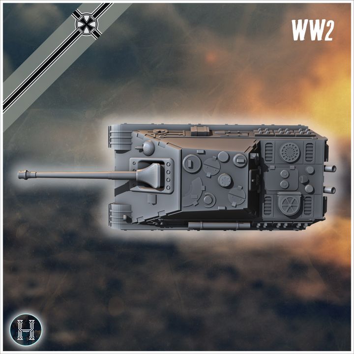 3D Printable Jagdpanther German heavy tank destroyer (3) - Germany ...