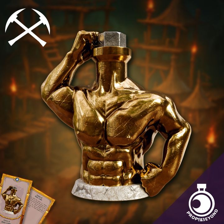 3D Printable Potion of More Muscles by Props&Beyond