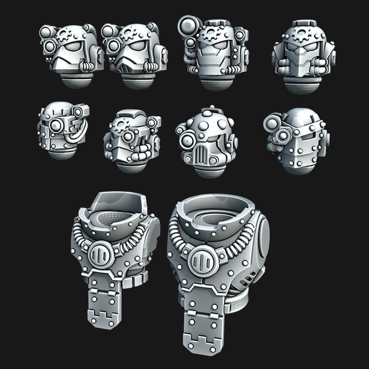 3D Printable SM Mechanic Conversion Kit by Red Warden Miniatures