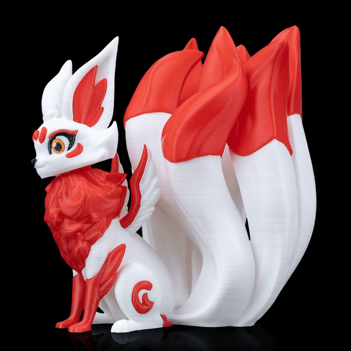 3D Printable Kitsura, the Spirit Fox by Stlflix