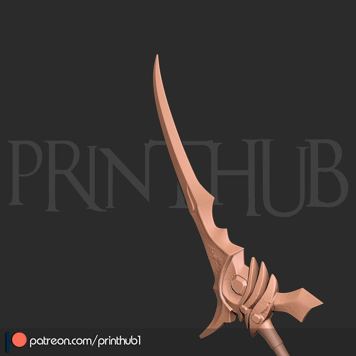 3D Printable Buraitou Sword Max Level – Fan Art | Cosplay Prop by Printhub