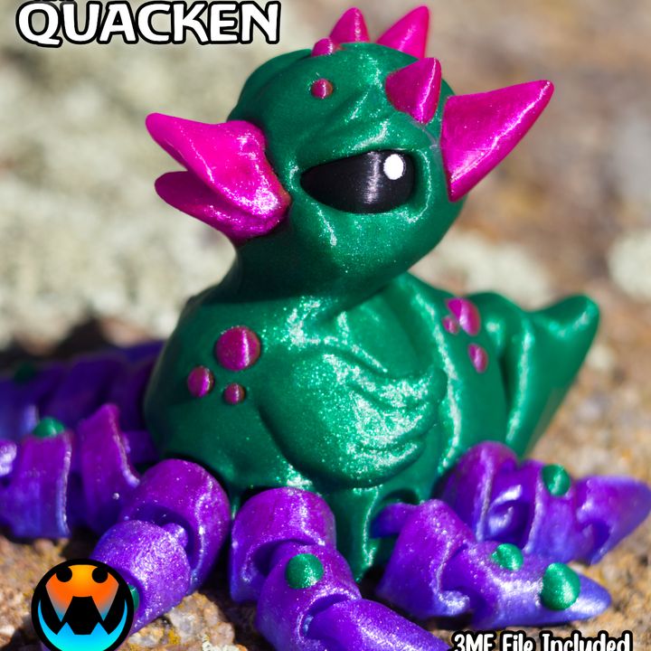 3D Printable Quacken by Cinderwing3D