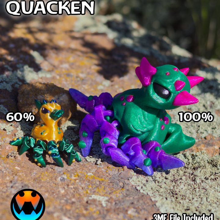 3D Printable Quacken by Cinderwing3D
