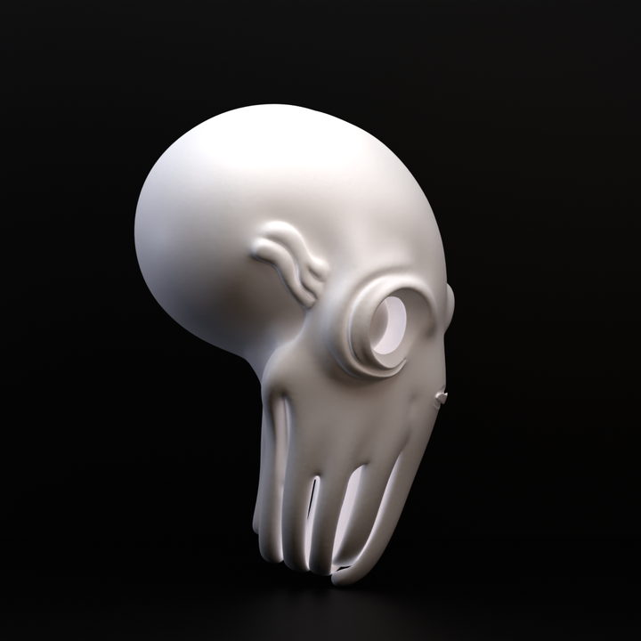 3D Printable Wearable 3D Printable Cosplay Mask by Tayyab