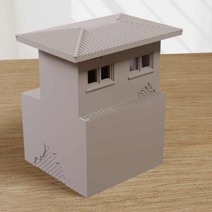 3D Printable Soviet Guard House – Zona Alfa Wargaming Terrain by ...
