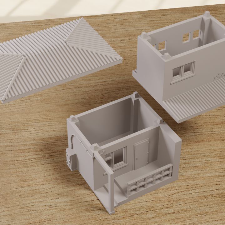 3D Printable Soviet Guard House – Zona Alfa Wargaming Terrain by ...