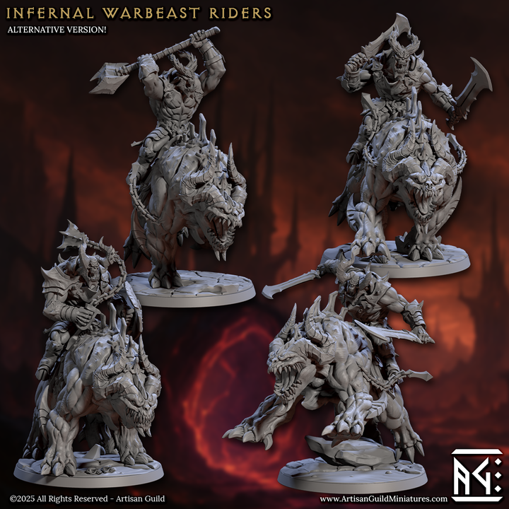 3D Printable The Infernal Legion (Complete Set 75) by Artisan Guild