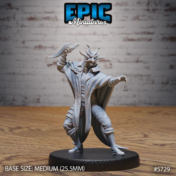 3D Printable Dark Cultist Set / Evil Warrior / Humanoid Demon / Devil ...