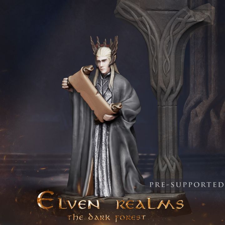 3D Printable Elven king by The Mines