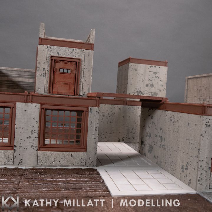 3D Printable The Mech Training Grounds Modular Buildings and Terrain ...