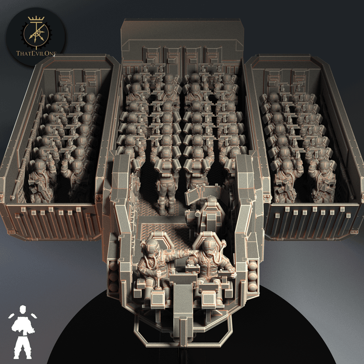 3D Printable Aerospace Planetary Platoon Lander - Presupported by ...