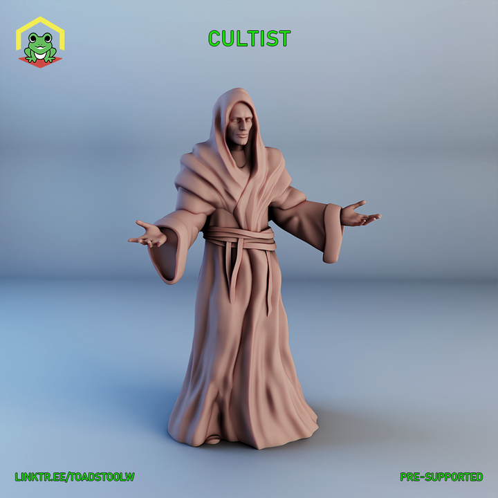 3D Printable Cultist by The Toadstool Weaver