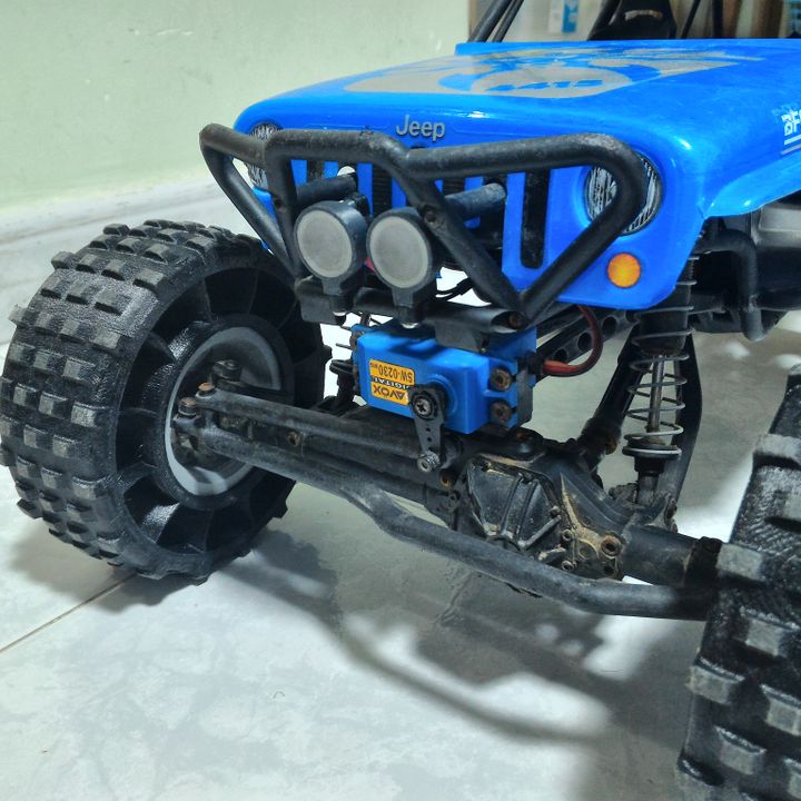 3D Printable 3D Printed Airless RC Off-Road Tire by YT C