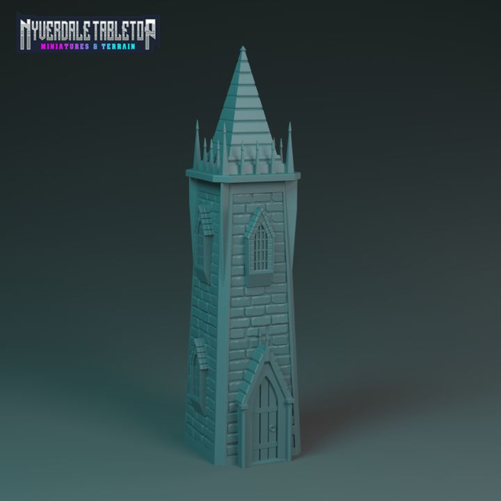 3D Printable Vampire Tower by Nyverdale Tabletop