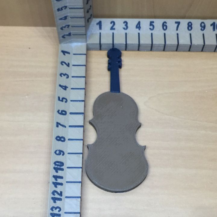 3D Printable Smiley Tones Instruments -Violin by Star Labs 3D, LLC