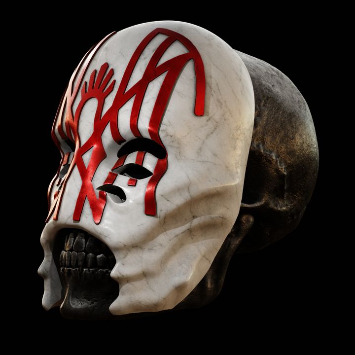 3D Printable SLEEP TOKEN VESSEL Mask And Skull STL Model Print Fan Art ...