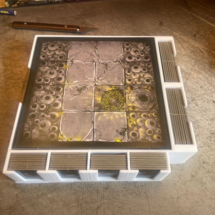 3D Printable Deck Organizer for Kingdom Death by MadMaxiTV