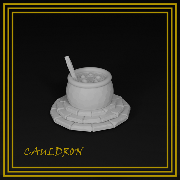 3D Printable Cauldron Mini by Auto Generate
