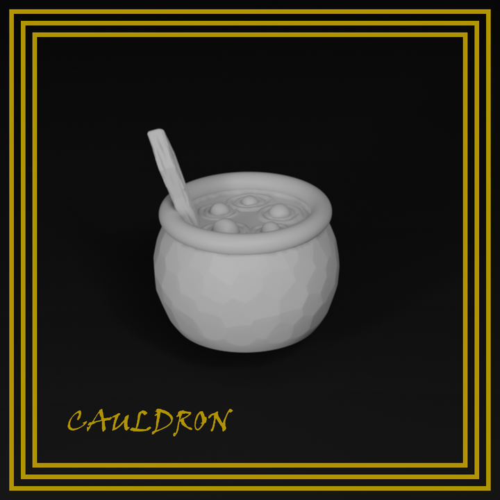 3D Printable Cauldron Mini by Auto Generate