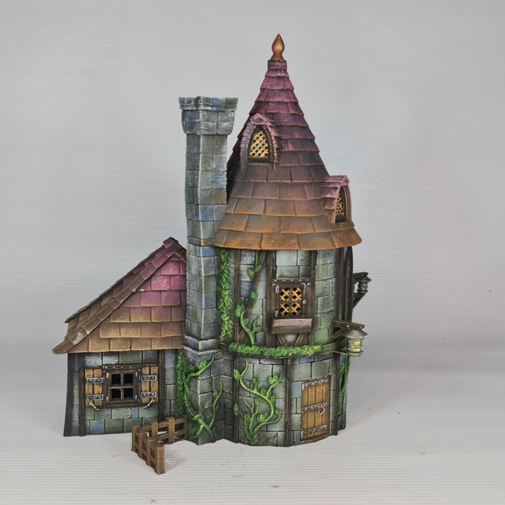 3D Printable Merrygold Close - Medieval Town Set by Adrian
