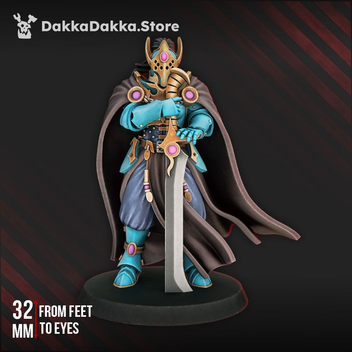 3D Printable Khadessa Varn, Sorrowblade of the Sinbound Temple by ...