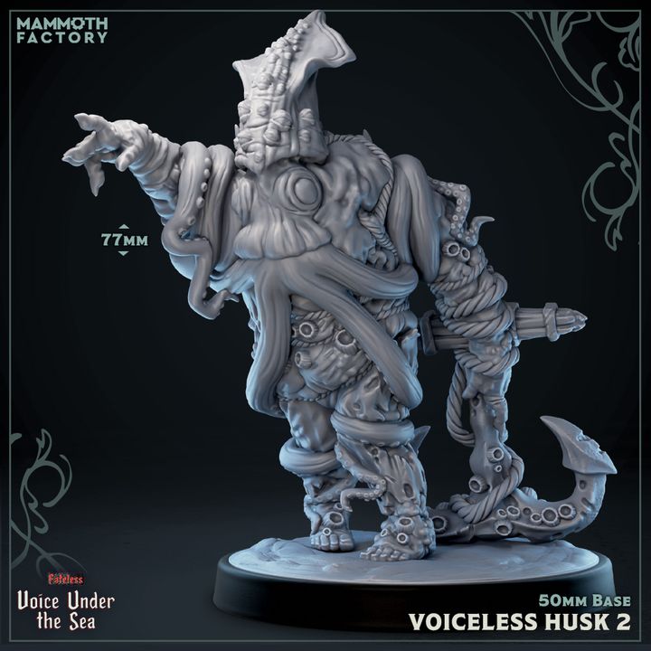 3D Printable Voiceless Husks (2 Models) by Mammoth Factory