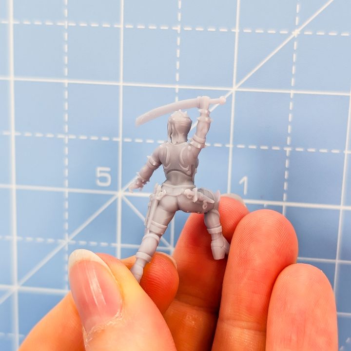 3D Printable Veilborn Assassins - Bounty Hunters by Print Minis