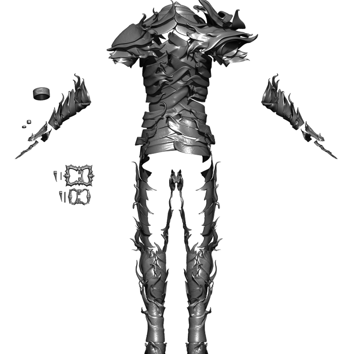 3D Printable HEOLSTOR COSPLAY FULL Armor Helmless STL Model Print Fan ...