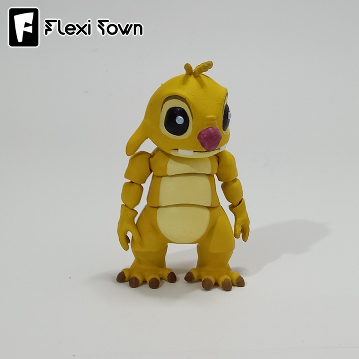 3D Printable Flexi Reuben, Lilo & Stitch, Articulated fidget figure ...