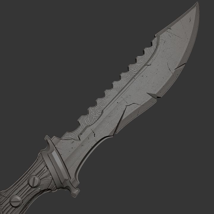 3D Printable The Desert Assassin Blade 1:1 Scale ⭕ by Dungeon Master