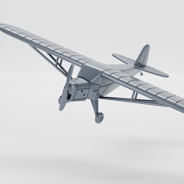 3D Printable Taylorcraft Auster Mk.I and Mk.III (scale 1:100) (UK, WW2 ...
