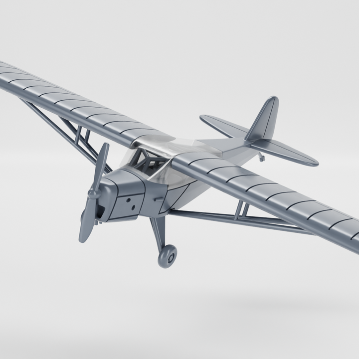 3D Printable Taylorcraft Auster Mk.I and Mk.III (scale 1:100) (UK, WW2 ...